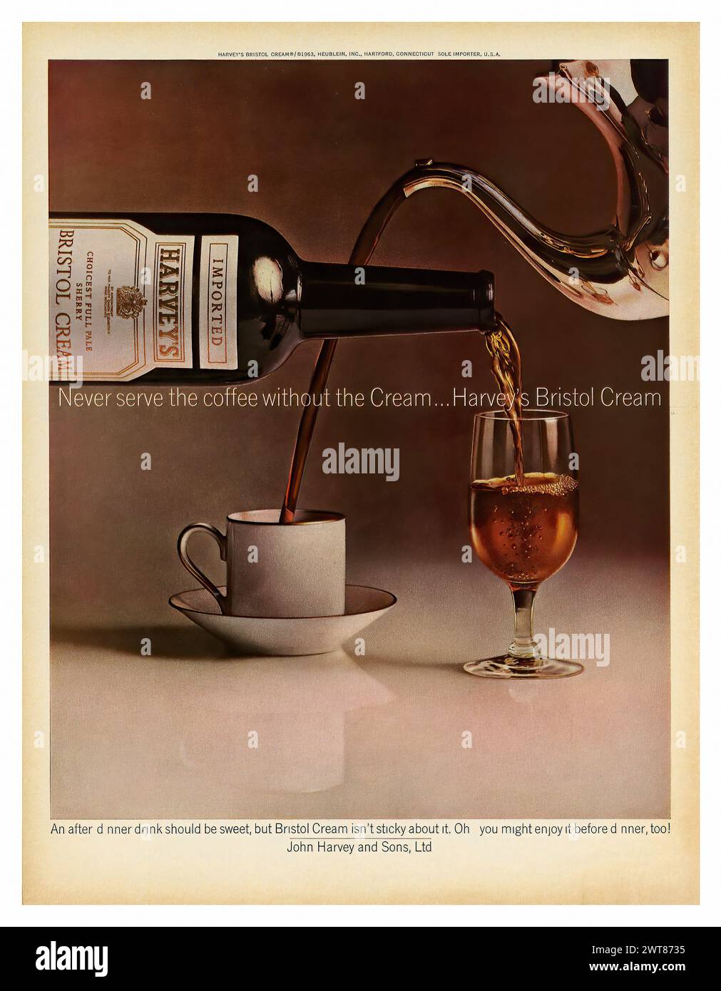 Harvey's Bristol Cream - Vintage american magazine press advertising ...