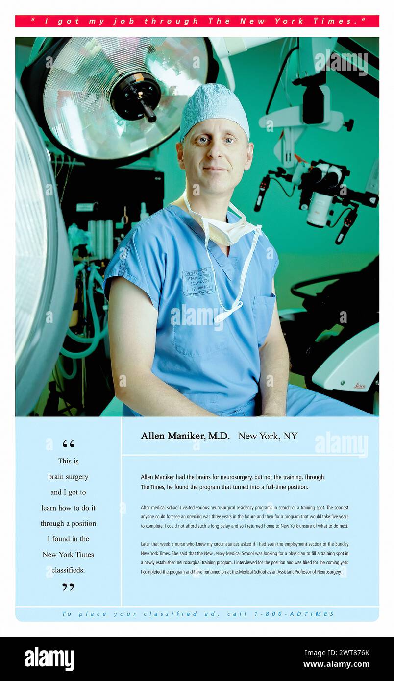 I Got My Job Through The New York Times 002 - Vintage american magazine ...