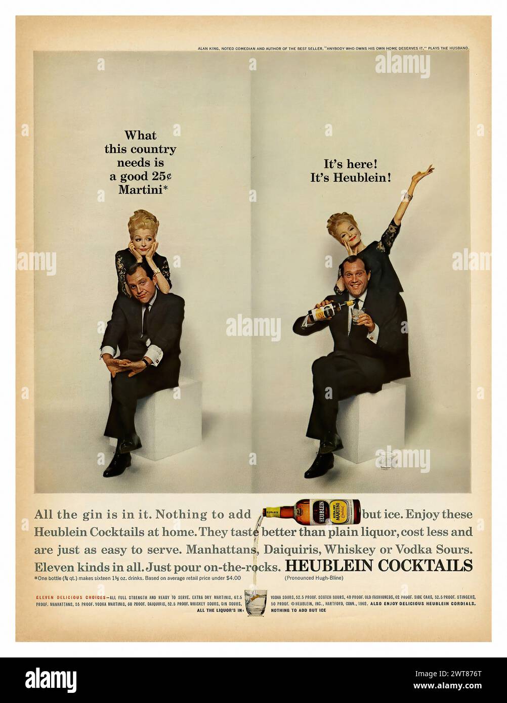 Heublein Cocktails (1962) - Vintage american magazine press advertising ...