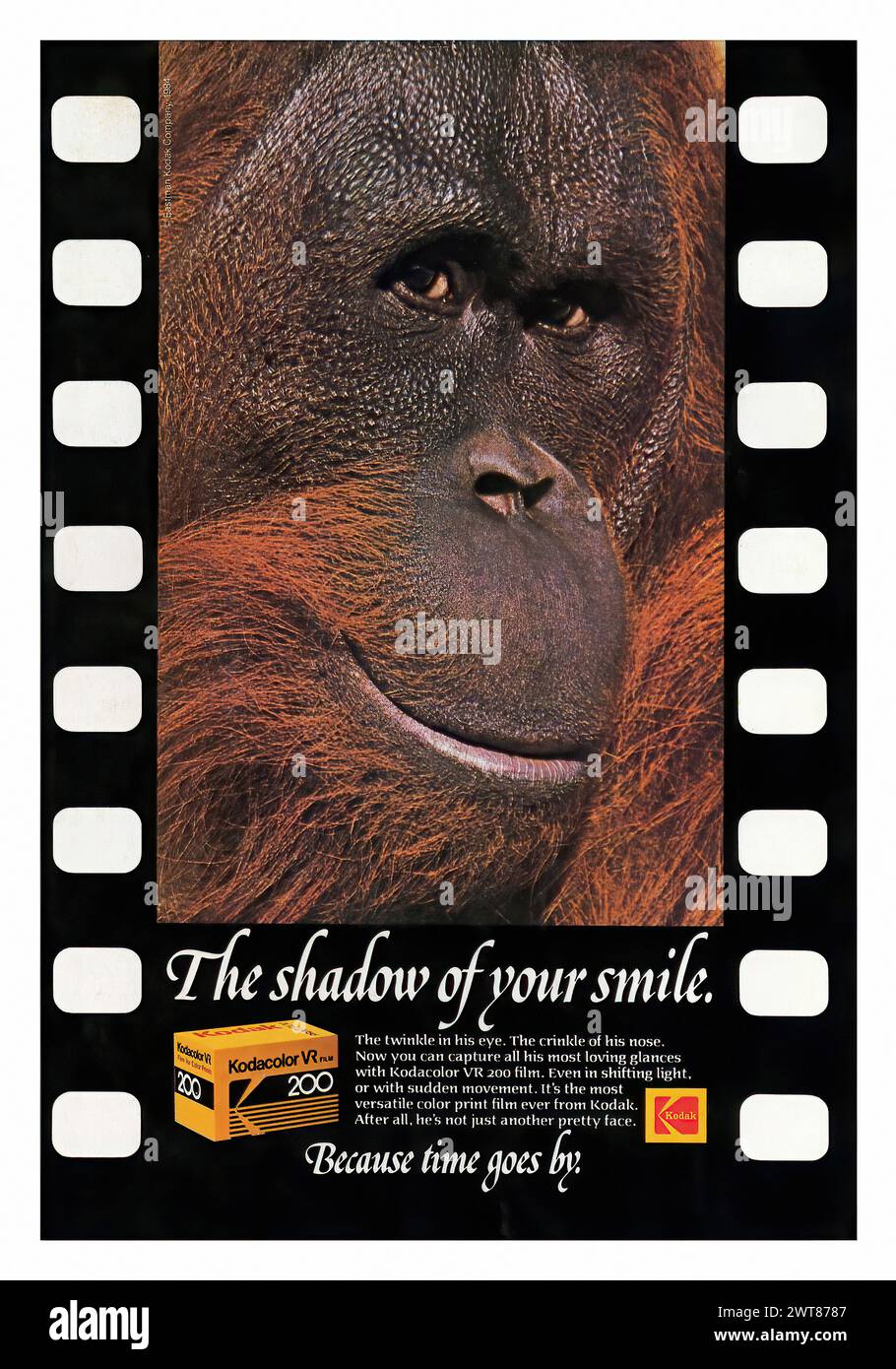 Kodak Film (1984) - Vintage american magazine press advertising Stock ...