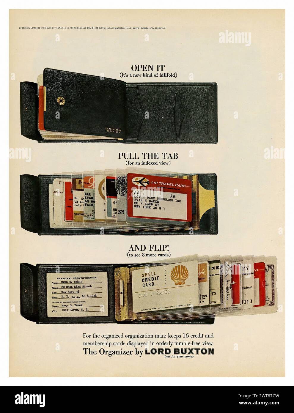 Lord Buxton (1963) - Vintage american magazine press advertising Stock ...
