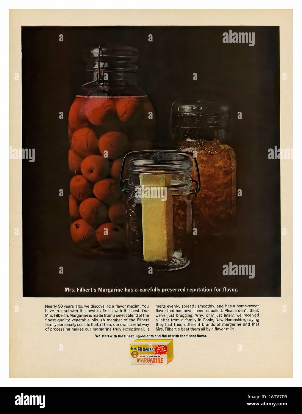 Mrs. Filbert's Margarine (1963) - Vintage american magazine press ...