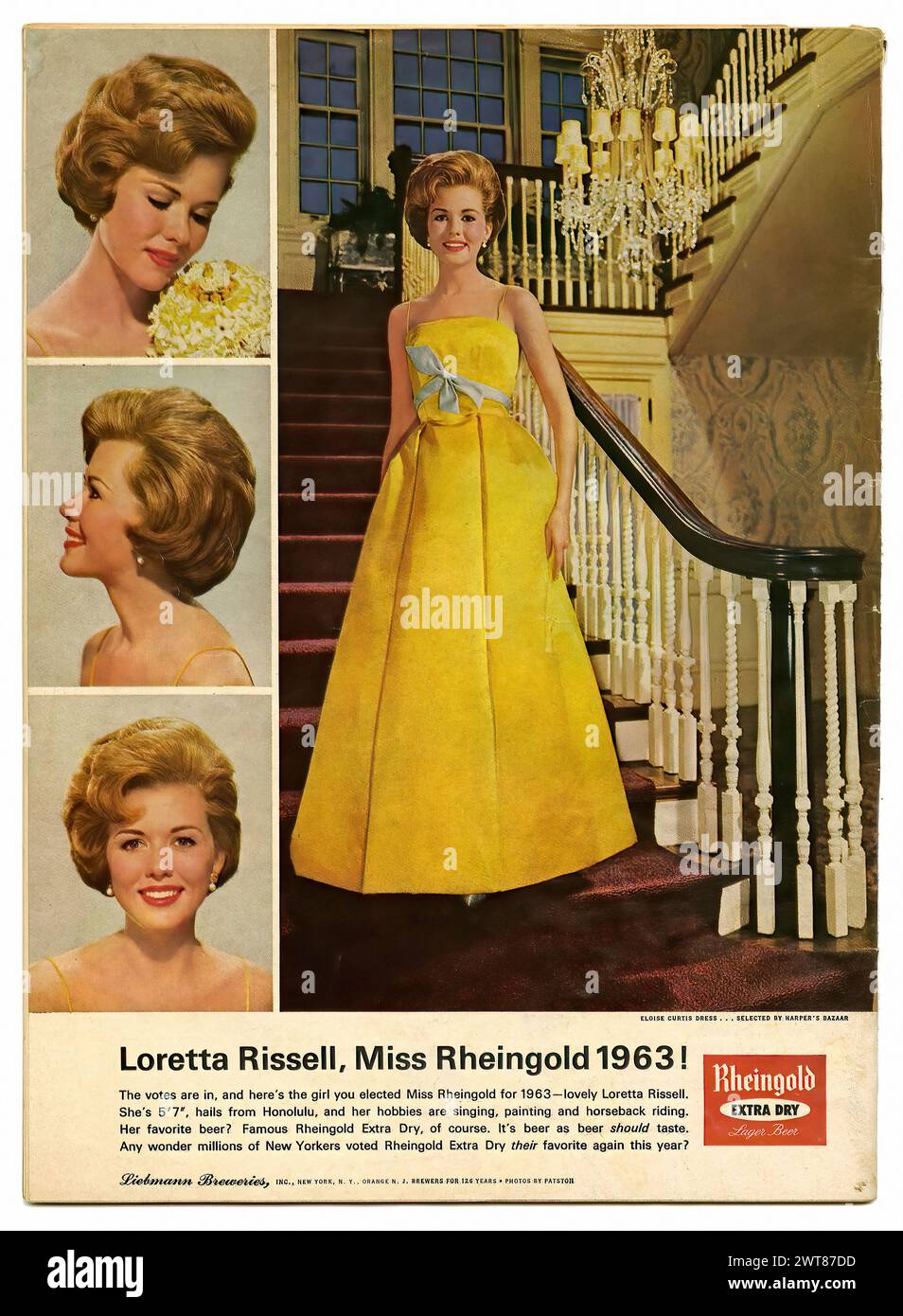 Miss Rheingold 1963! - Vintage american magazine press advertising ...