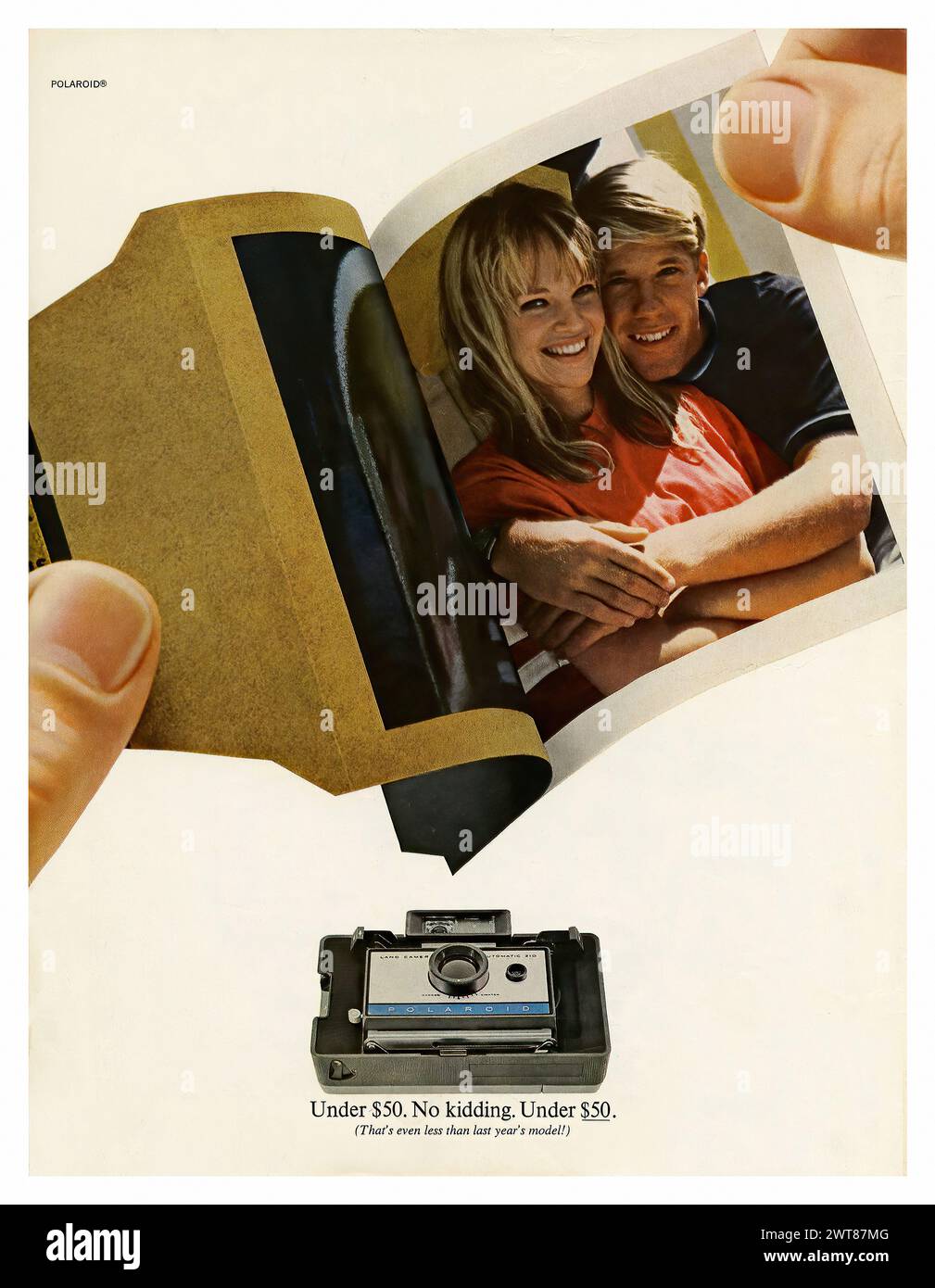 Polaroid (1967) - Vintage american magazine press advertising Stock ...