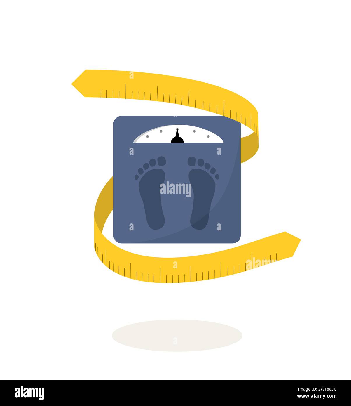 Fat and thin woman weight loss concept. Diet and fitness. Before and ...