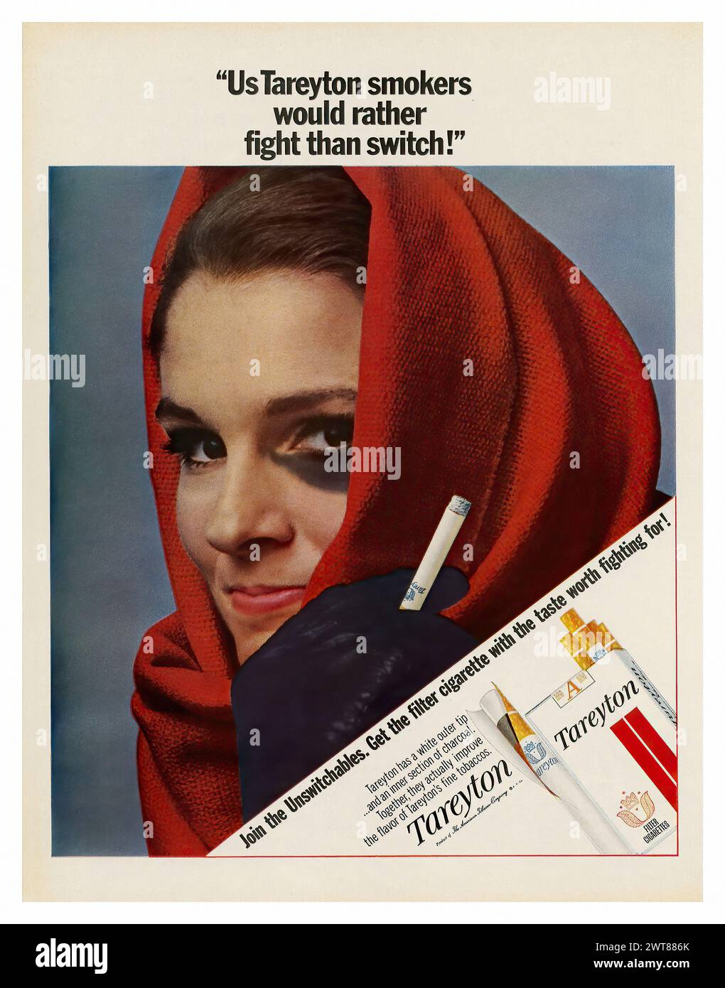 Tareyton Cigarettes (1965) - Vintage american magazine press ...