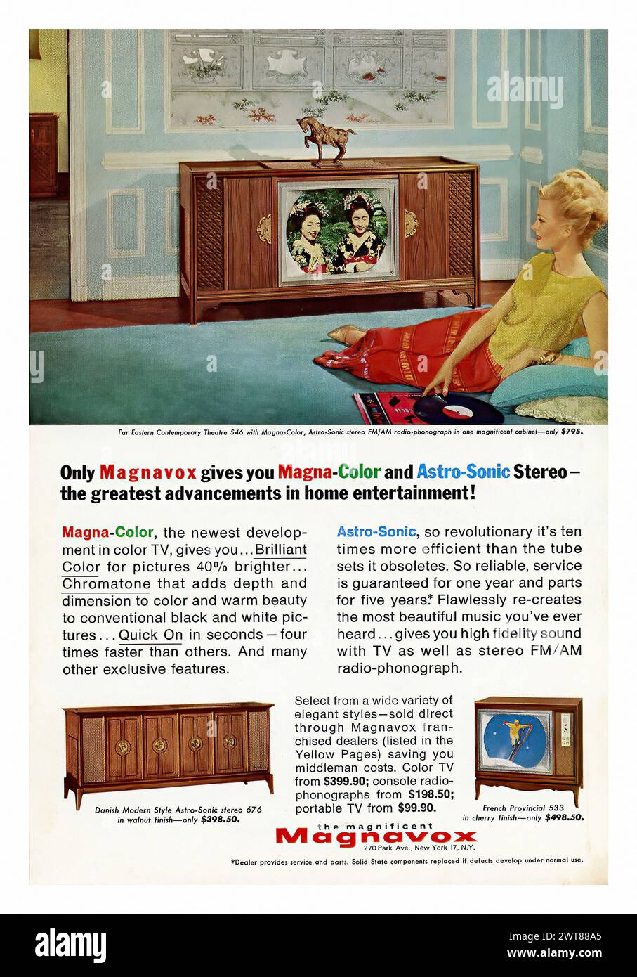 The Magnificent Magnavox - Vintage american magazine press advertising ...