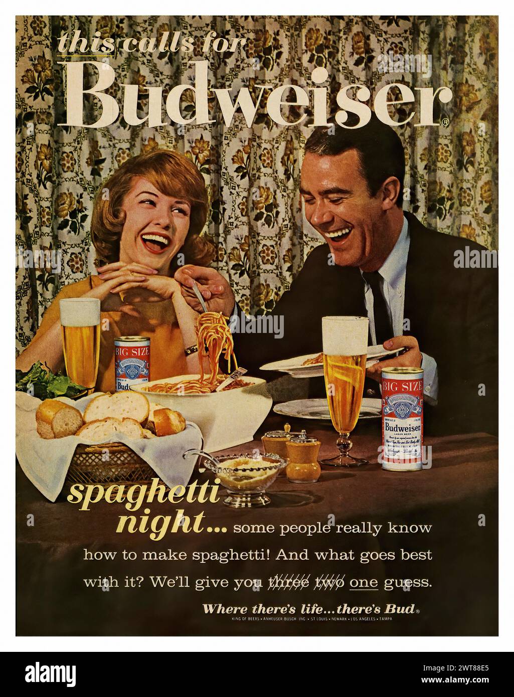 Vintage budweiser poster hi-res stock photography and images - Alamy