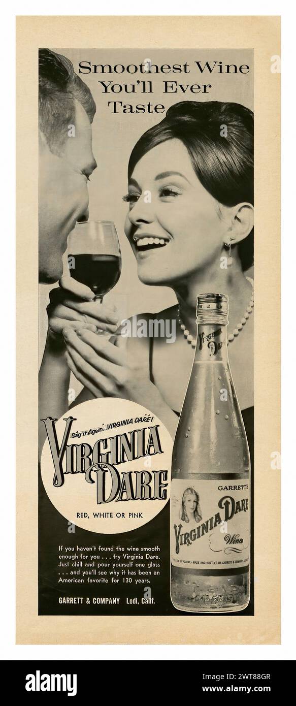 Virginia Dare Wines (1963) - Vintage american magazine press ...