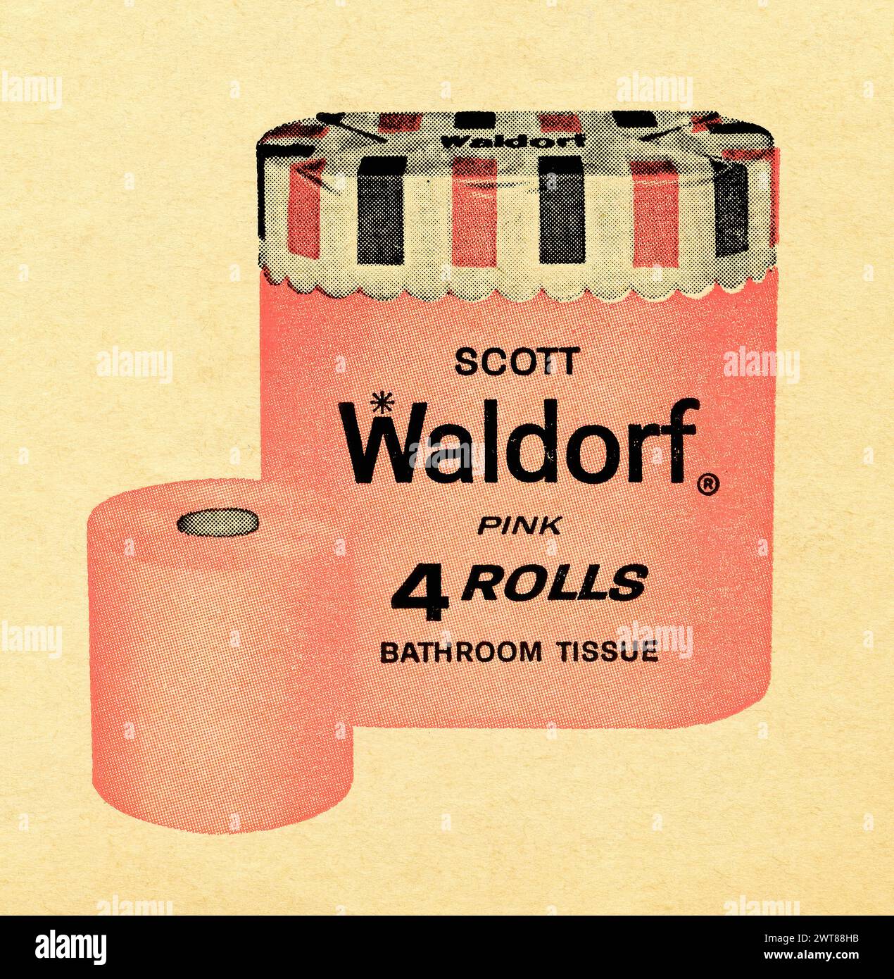 Waldorf Bathroom Tissue - Vintage american magazine press advertising ...