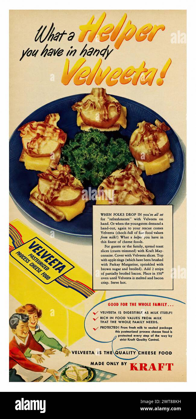 Velveeta Cut Out Stock Images & Pictures - Alamy