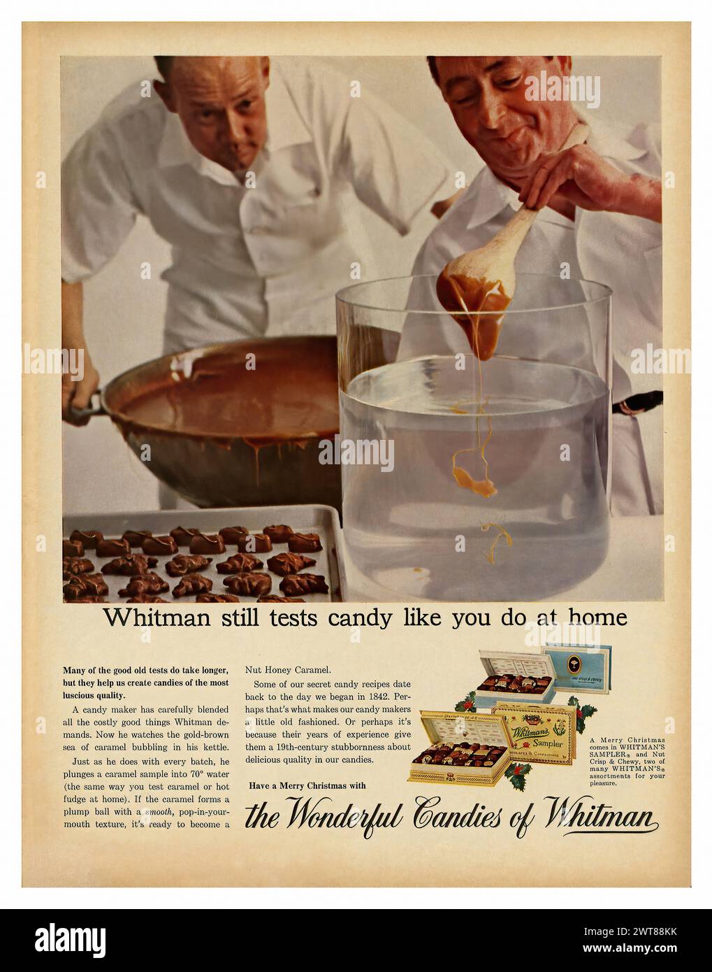 Whitman's Sampler (1962) - Vintage american magazine press advertising ...