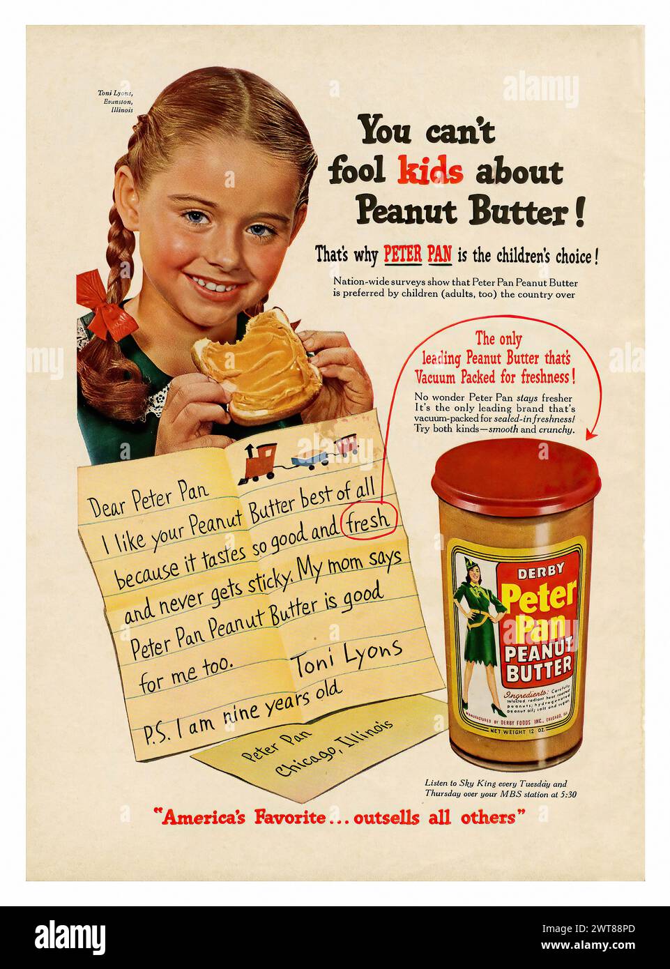 You Can't Fool Kids About Peanut Butter! - Vintage american magazine ...