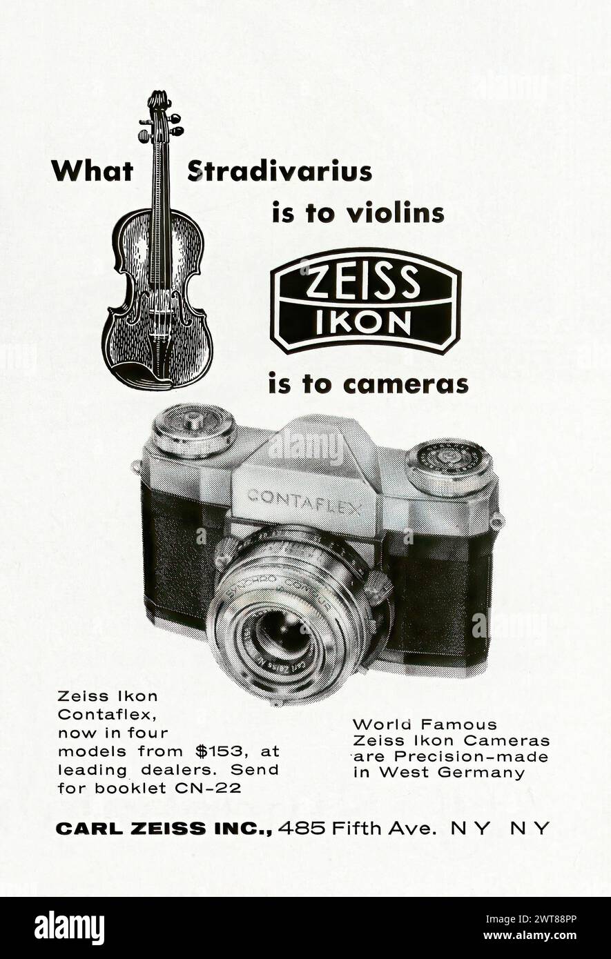 Zeiss Ikon Contaflex - Vintage american magazine press advertising ...