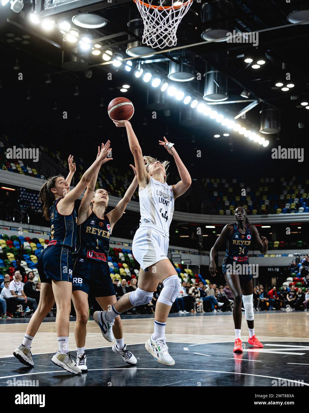 London Lions women basketball team win the second leg of the semi final ...