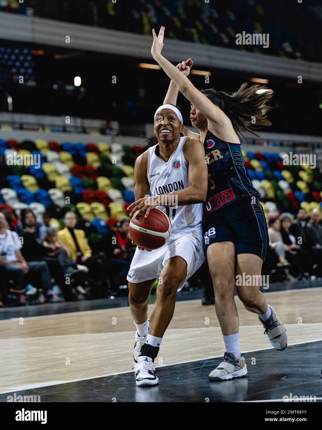 London Lions women basketball team win the second leg of the semi final ...