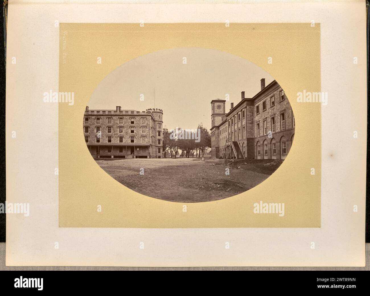 Old Central Barracks and Old Academic Building, West Point. George ...