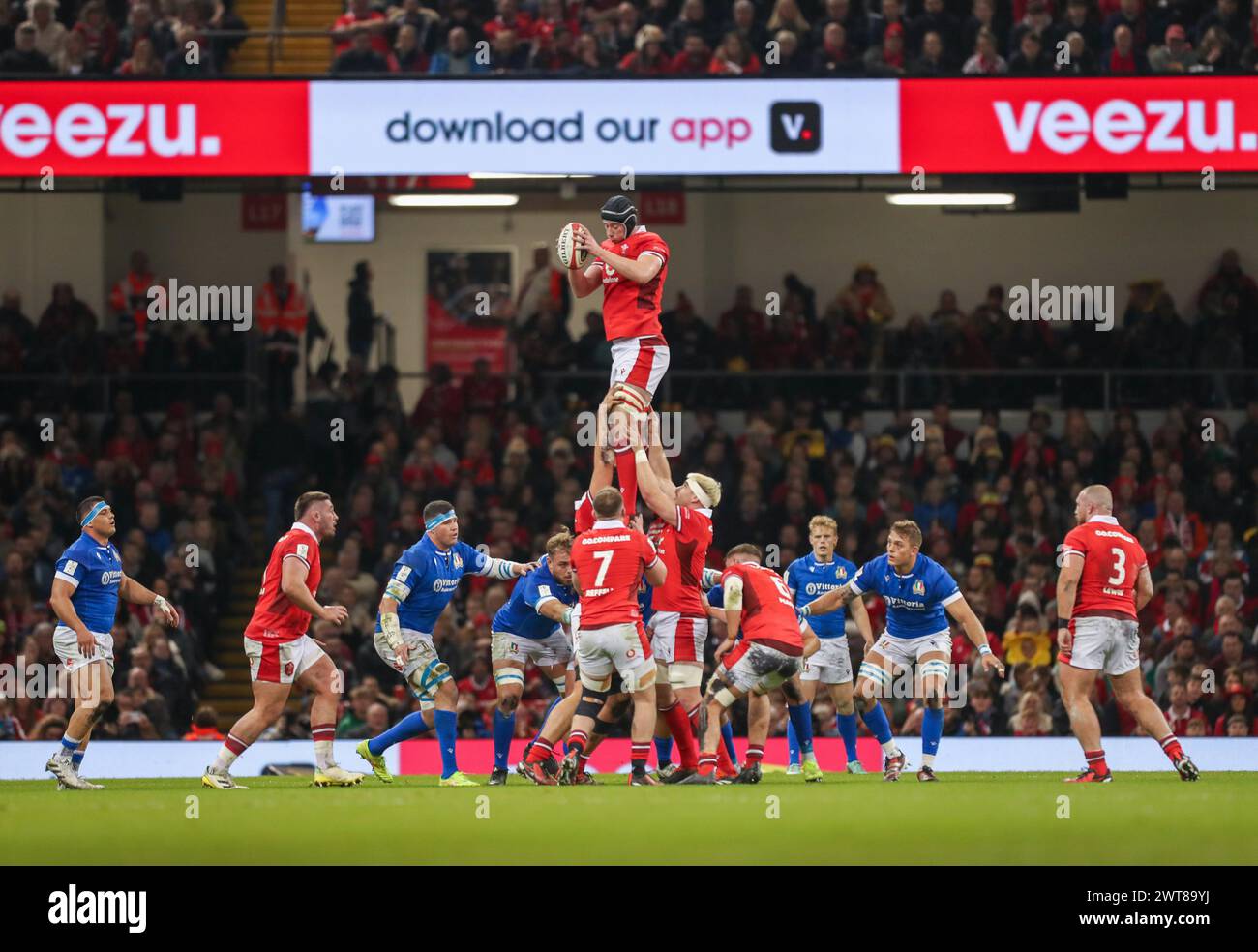 Cardiff, UK. 16th Mar, 2024. 16th March 2024; Principality Stadium ...