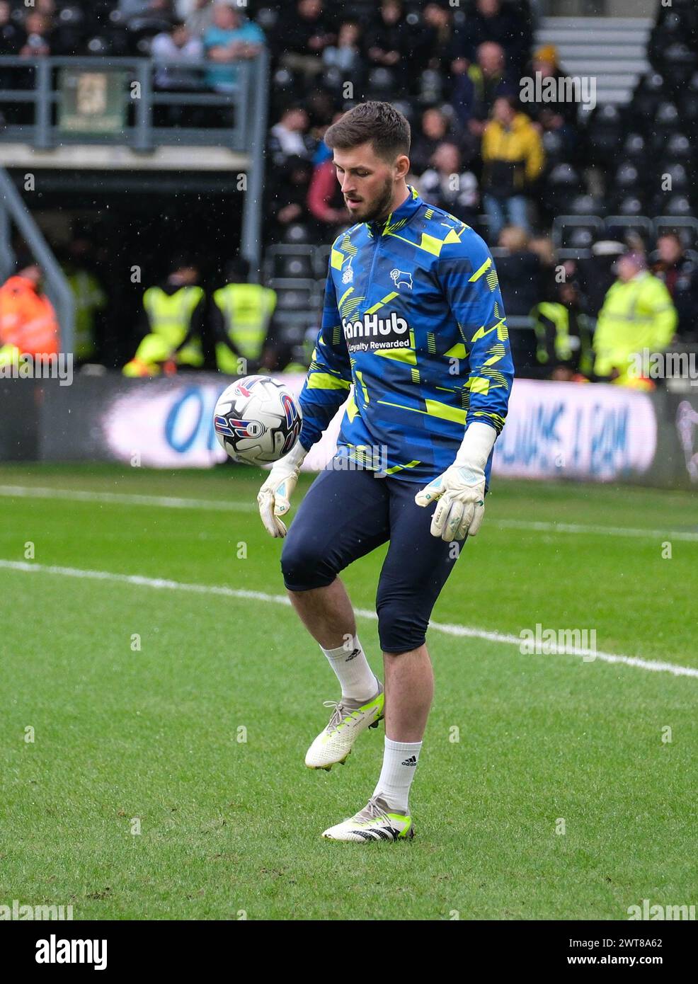 Pride Park, Derby, Derbyshire, UK. 16th Mar, 2024. League One Football ...