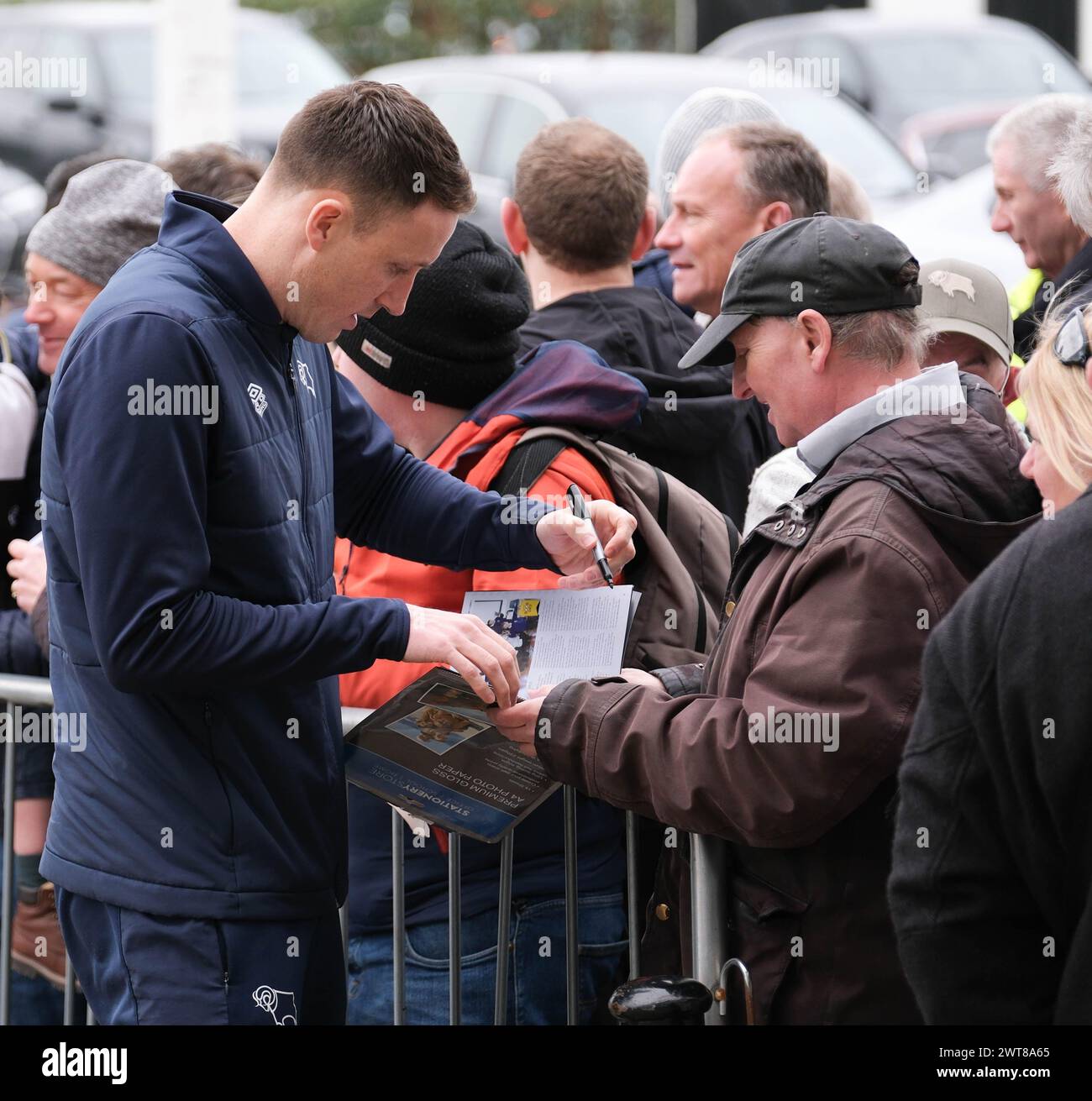 Pride Park, Derby, Derbyshire, UK. 16th Mar, 2024. League One Football ...