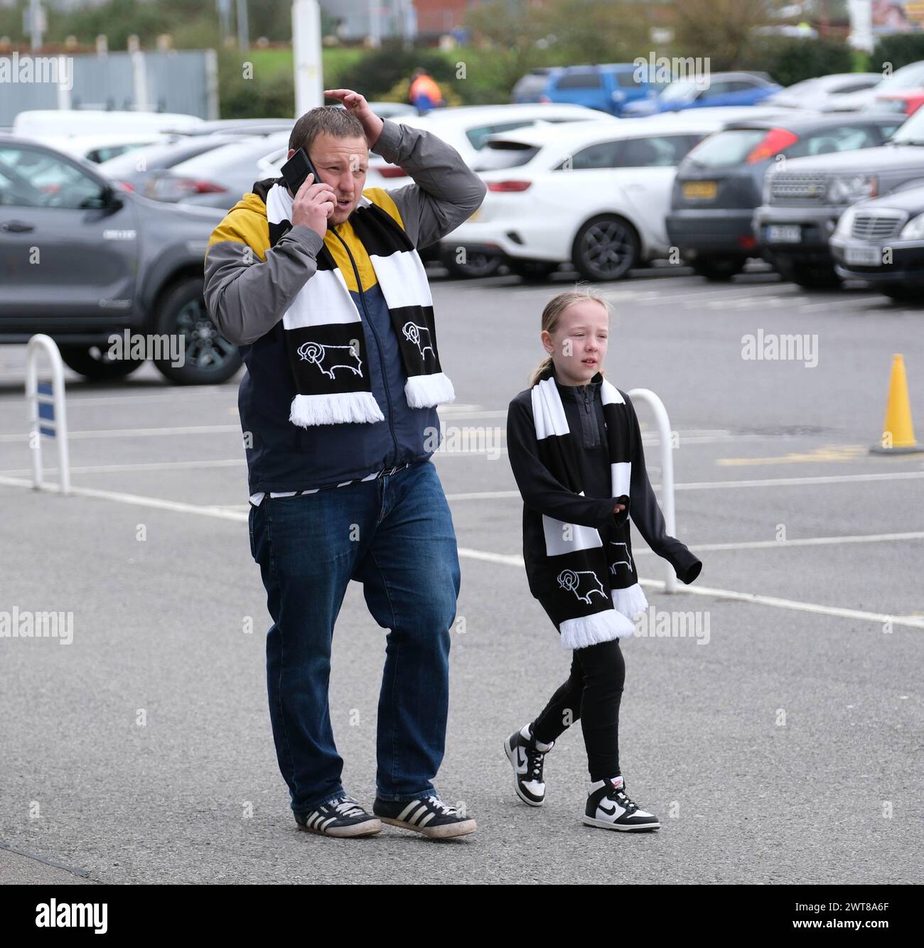 Pride Park, Derby, Derbyshire, UK. 16th Mar, 2024. League One Football ...