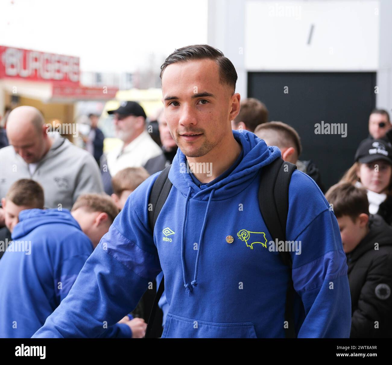 Pride Park, Derby, Derbyshire, UK. 16th Mar, 2024. League One Football ...