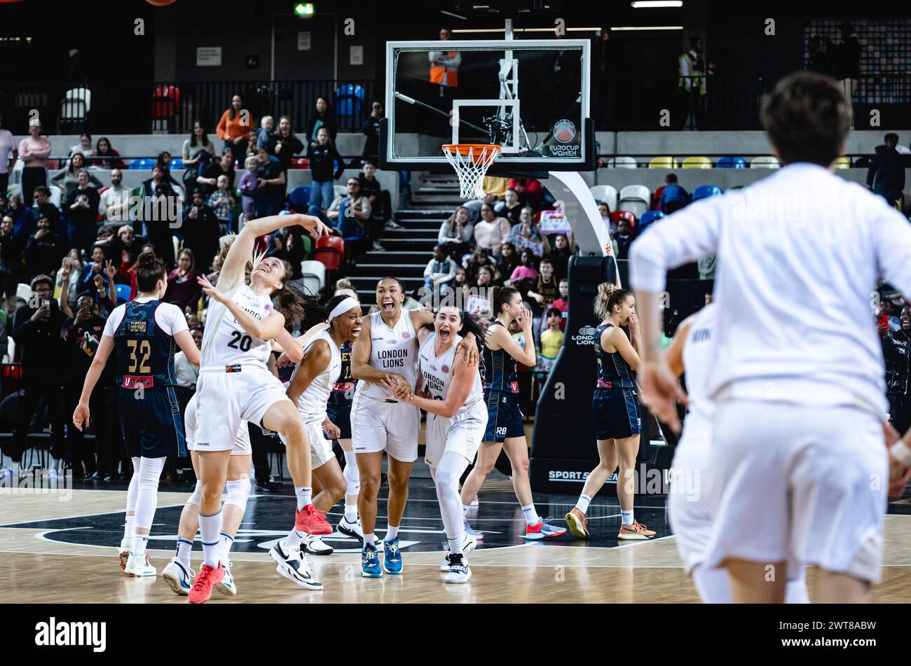London Lions women basketball team win the second leg of the semi final ...
