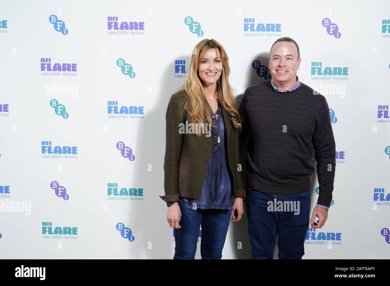 Natascha McElhone and Stephen Soucy attending the BFI Flare Film ...