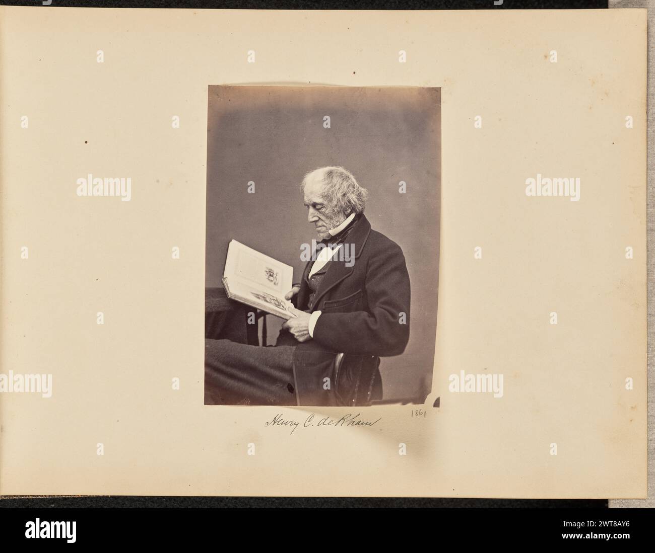 Henry Casimir de Rham. Possibly Charles de Rham, photographer (American ...
