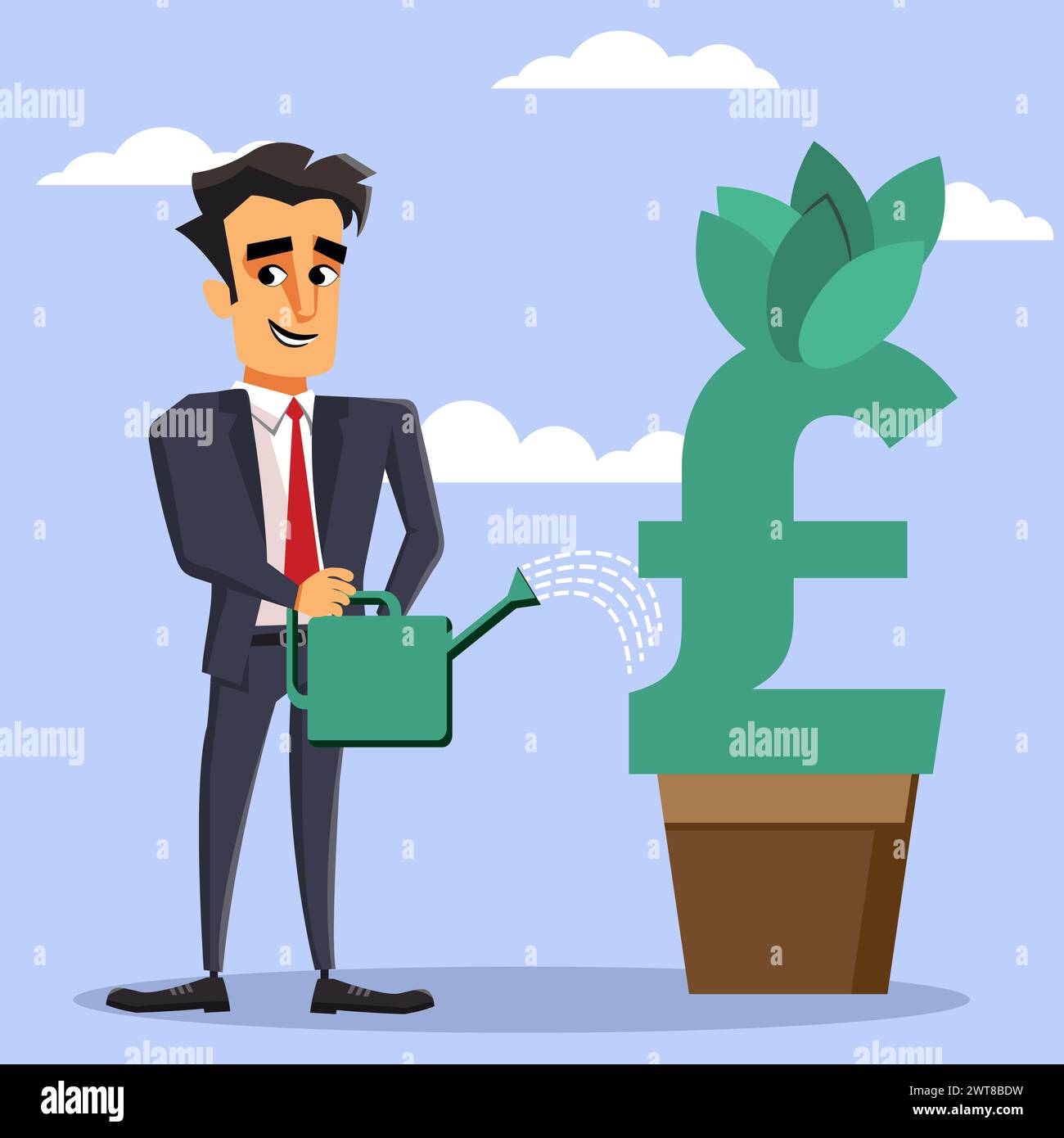 Financial income rise icon Stock Vector Images - Alamy