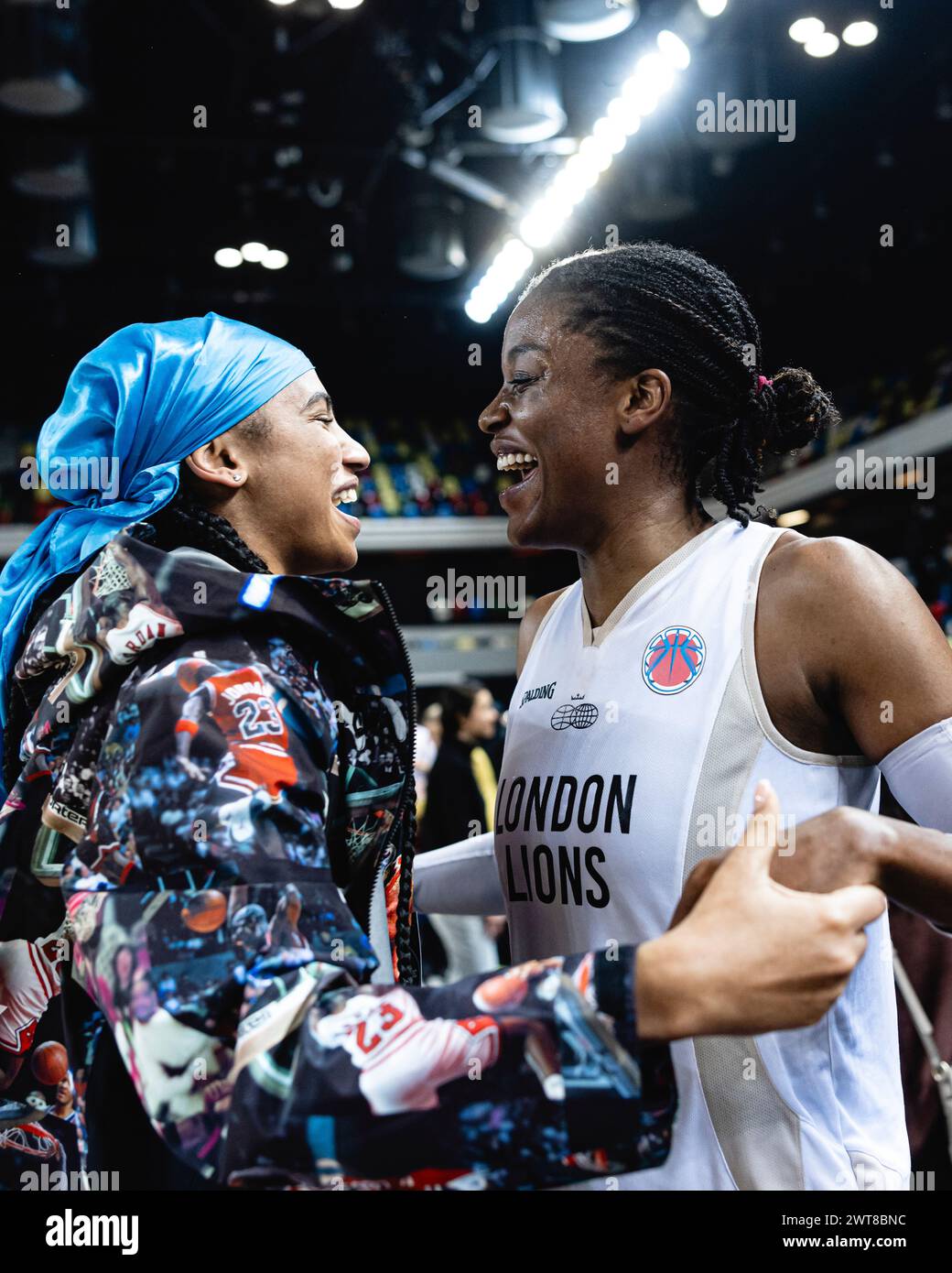 London Lions women basketball team win the second leg of the semi final ...