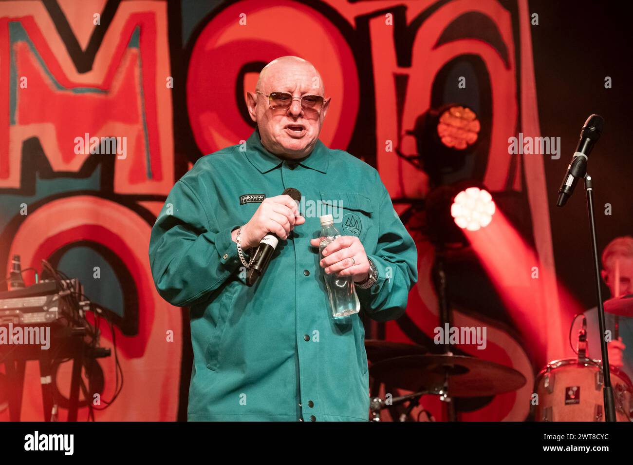 Glasgow, UK. 15th Mar, 2024. Shaun Ryder of Happy Mondays performing at ...