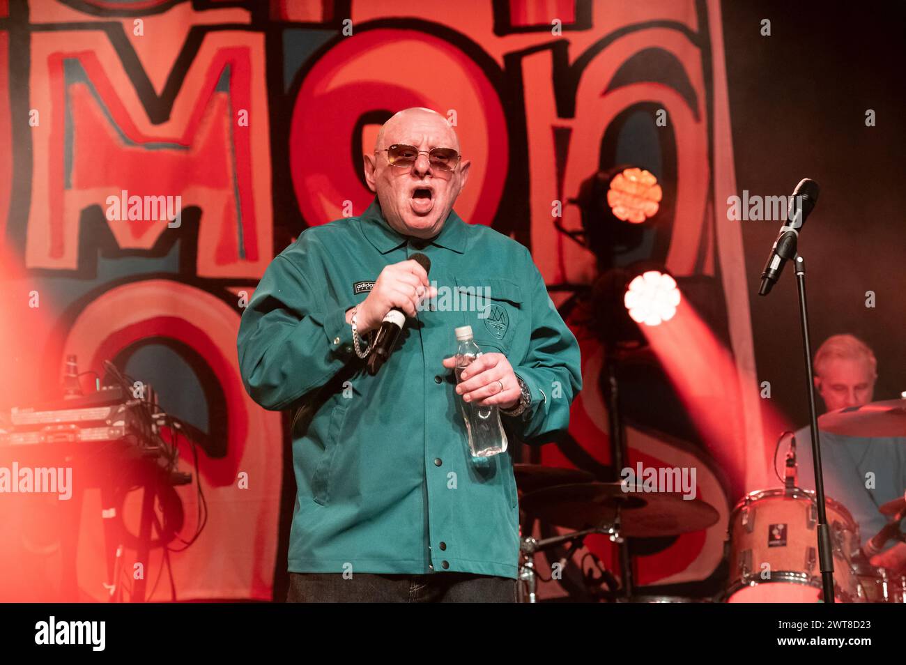 Glasgow, UK. 15th Mar, 2024. Shaun Ryder of Happy Mondays performing at ...