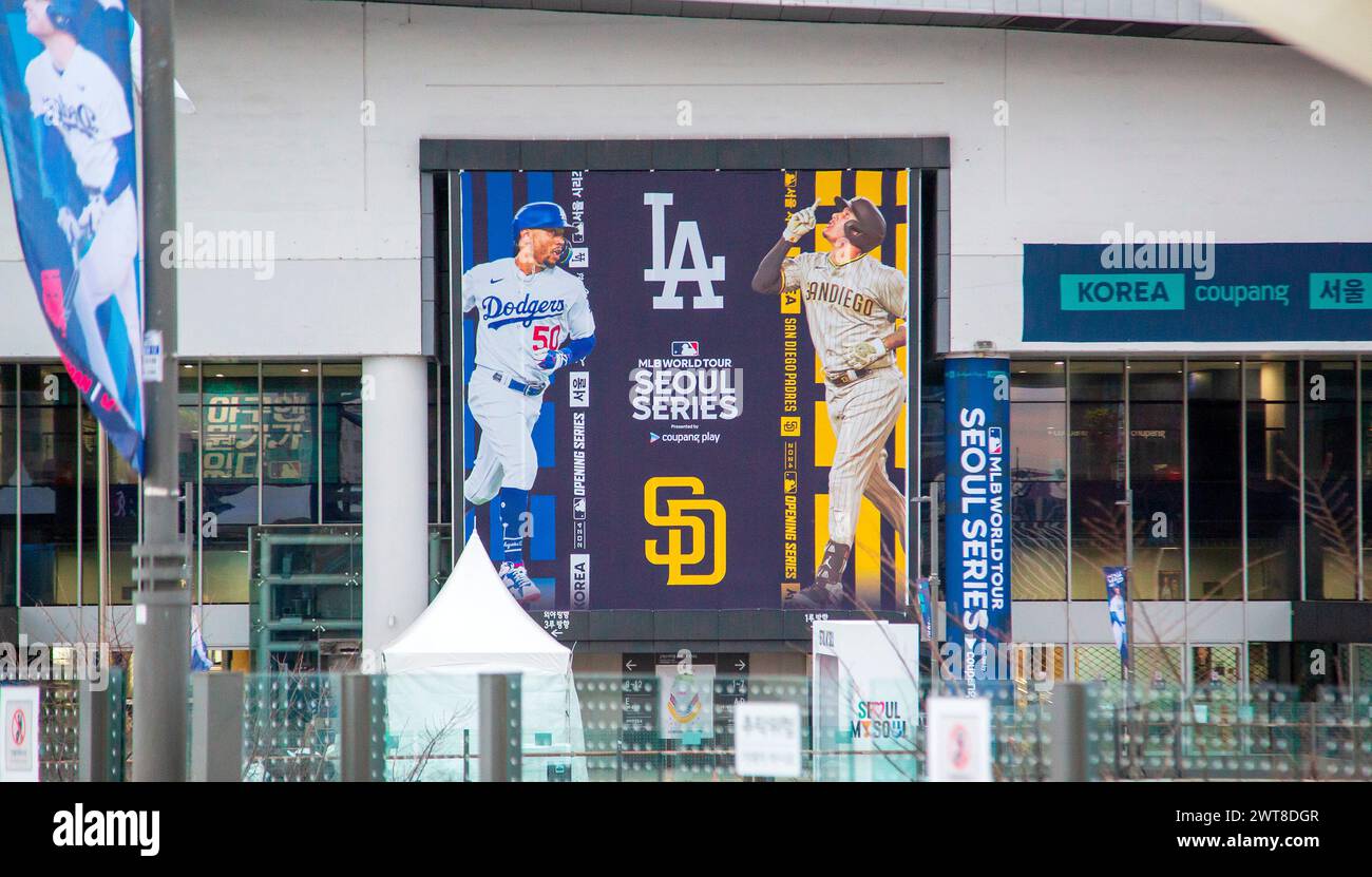 March 17 and 18. 16th Mar, 2024. Gocheok Sky Dome, March 16, 2024 ...