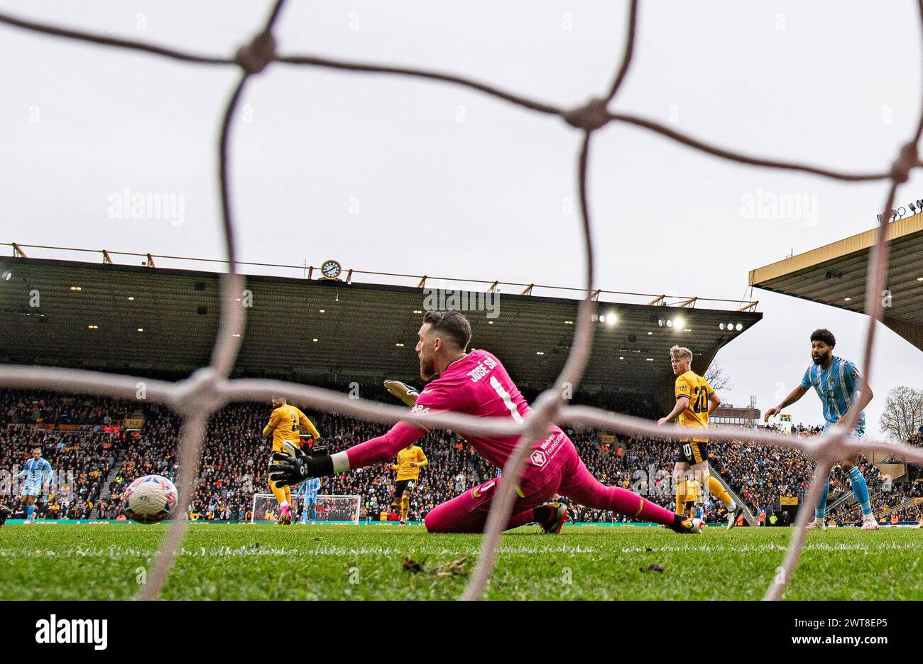 16th March 2024; Molineux Stadium, Wolverhampton, West Midlands ...