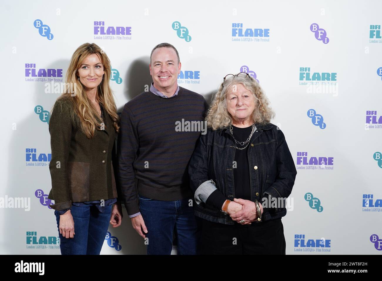 Natascha McElhone, Stephen Soucy and Jenny Beavan attending the BFI ...