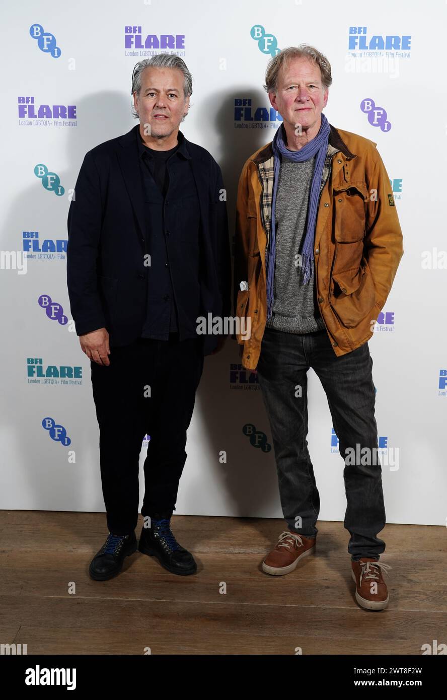 Rupert Graves and James Wilby attending the BFI Flare Film Festival ...