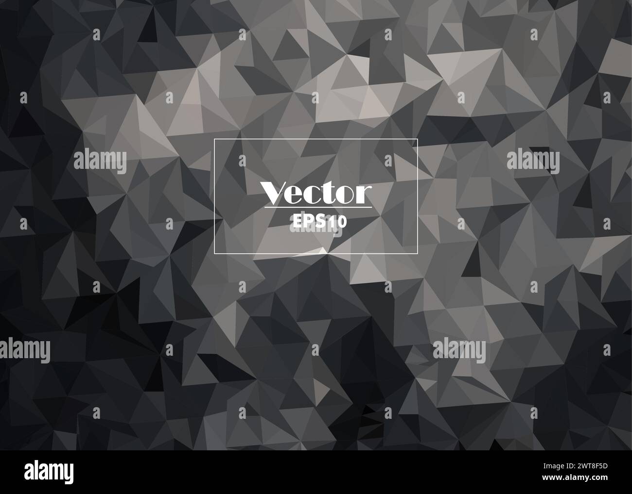 abstract geometric low poly background. white and grey landscape ...