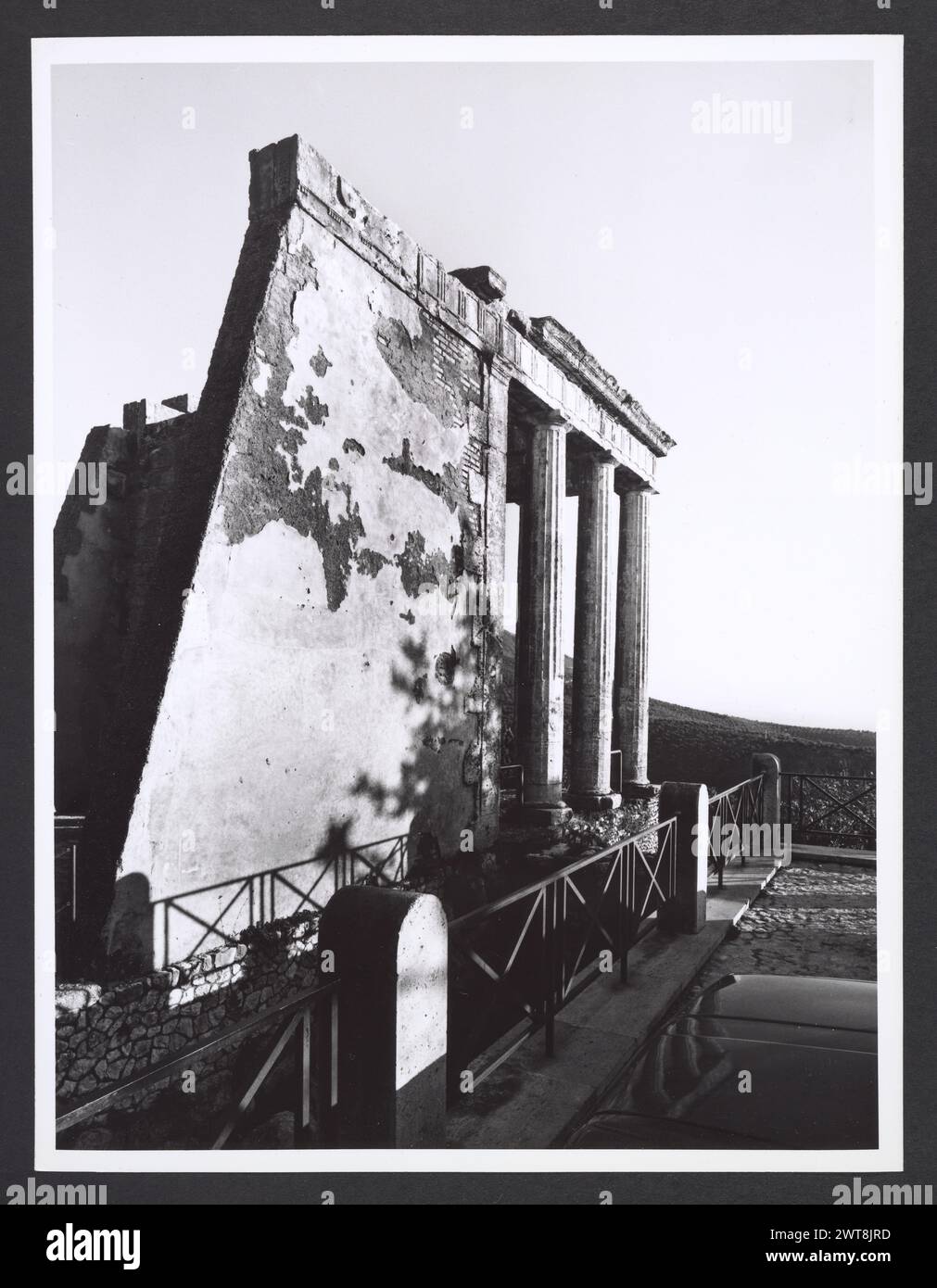 Lazio Latina Cori Temple of Hercules2. Hutzel, Max 1960-1990 Distant ...