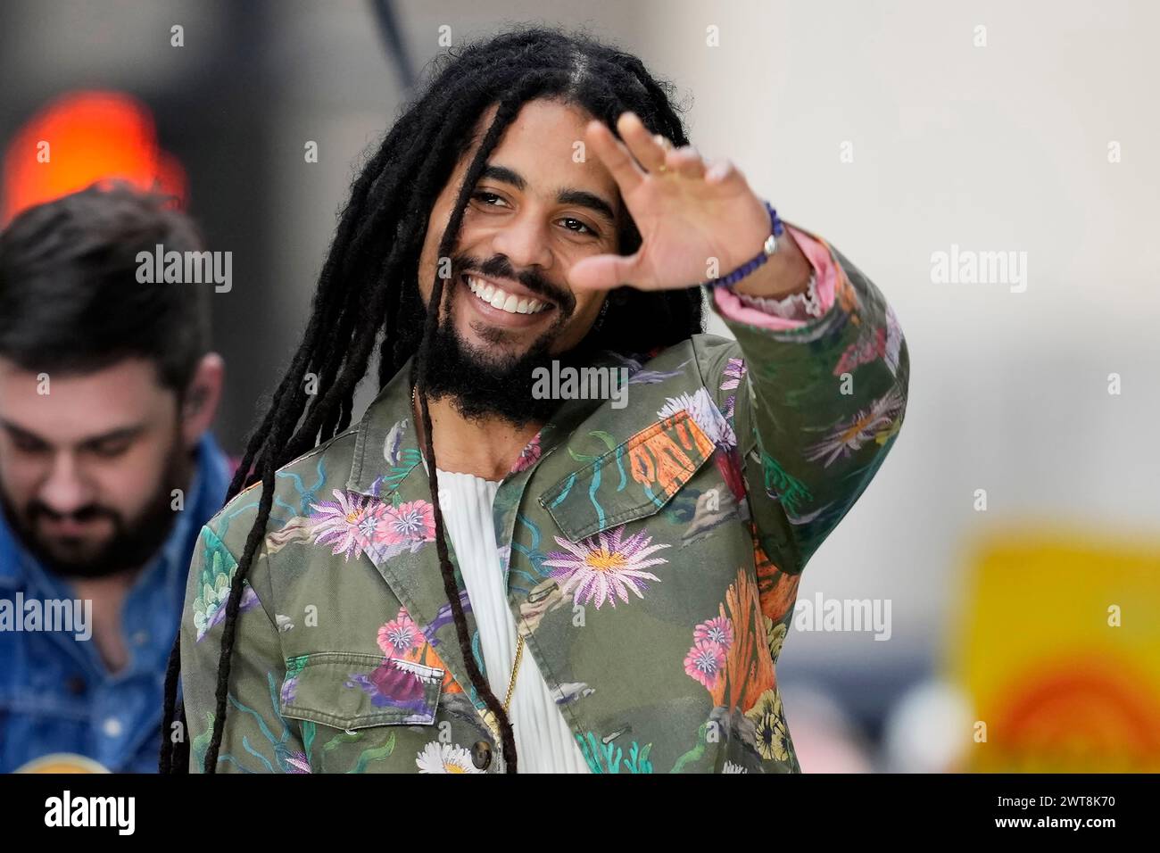 Skip Marley performs on NBC's Today show at Rockefeller Plaza on Friday ...
