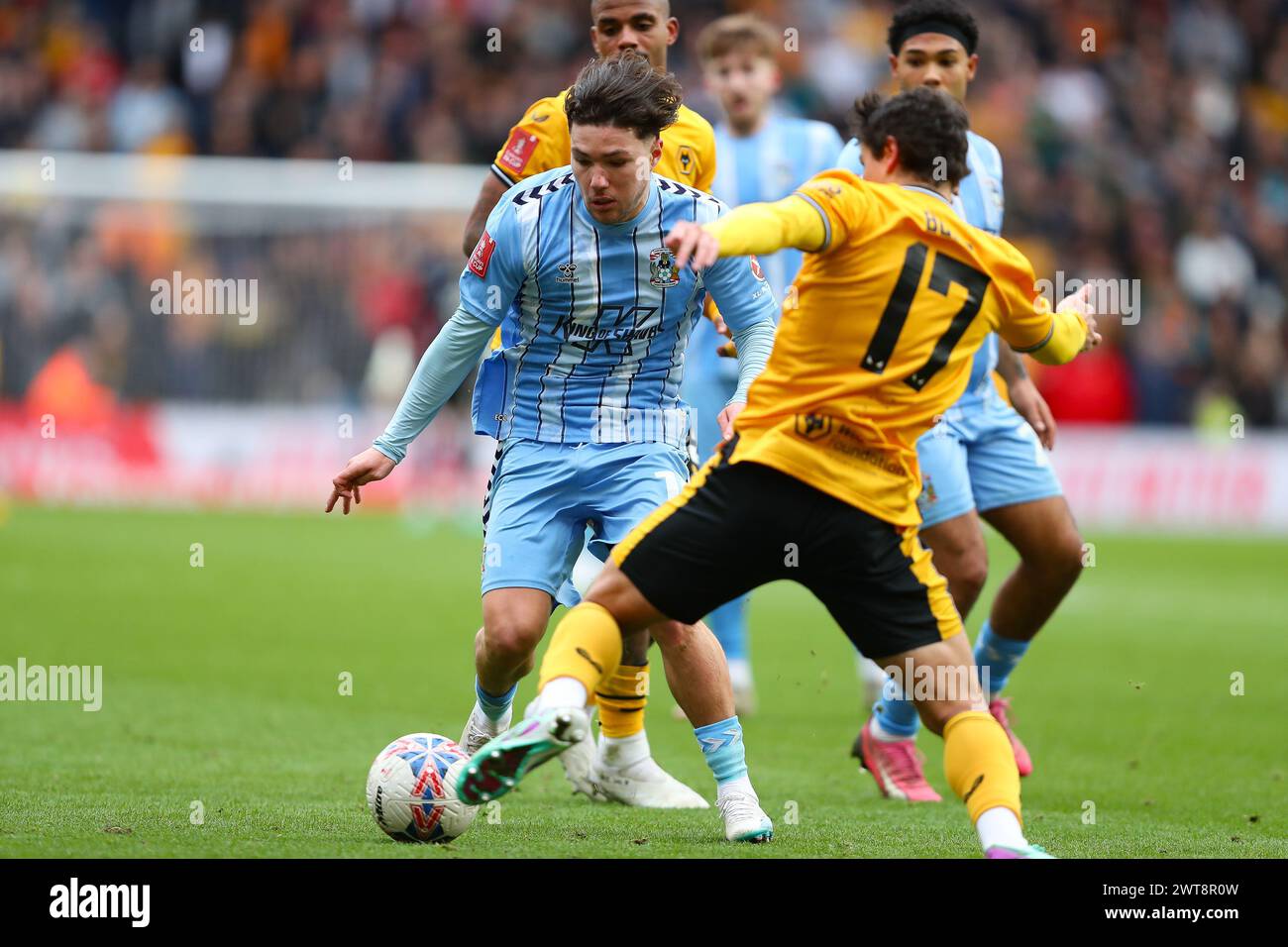 Callum O'Hare of Coventry (10) during the FA Cup Quarter Final match ...