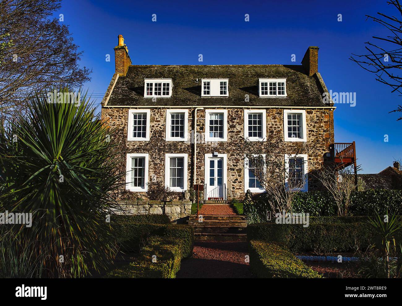The mansion at Warren Mill, Northumberland, England Stock Photo - Alamy