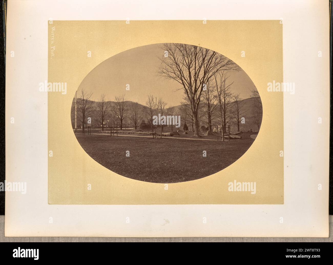 Artillery pieces and ammunition, West Point. George Kendall Warren ...