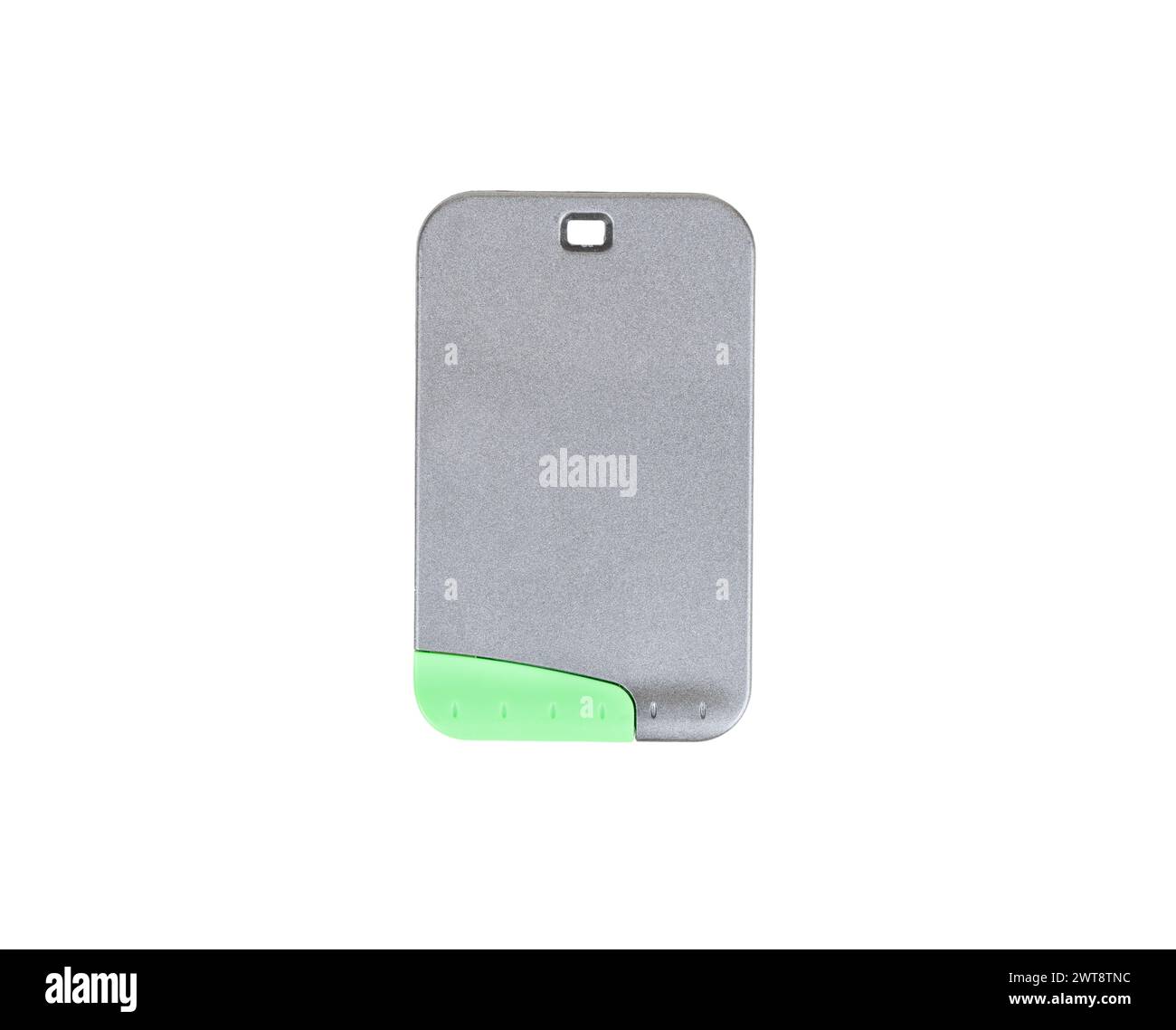 Plastic key card from car isolated on white background Stock Photo - Alamy