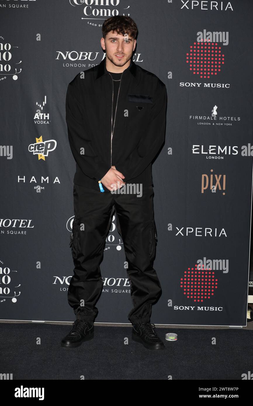 Casso attends Sony Music UK Brit Awards 2024 After Party at Nobu Hotel ...