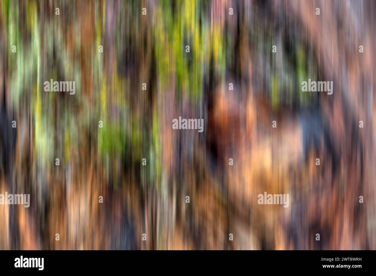 Washed out colors in harmonious blur, a background full of dynamism ...