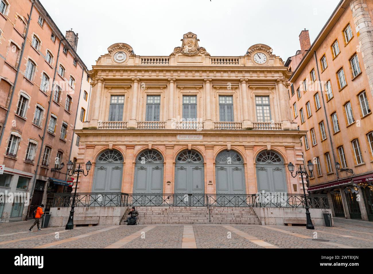Lyon, France - January 25, 2022: The Temple du Change, formerly used ...