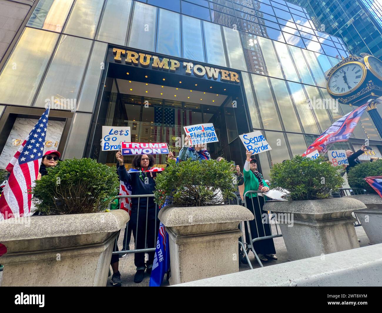 New York City, United States. 16th March, 2024. Dozens of Trump ...