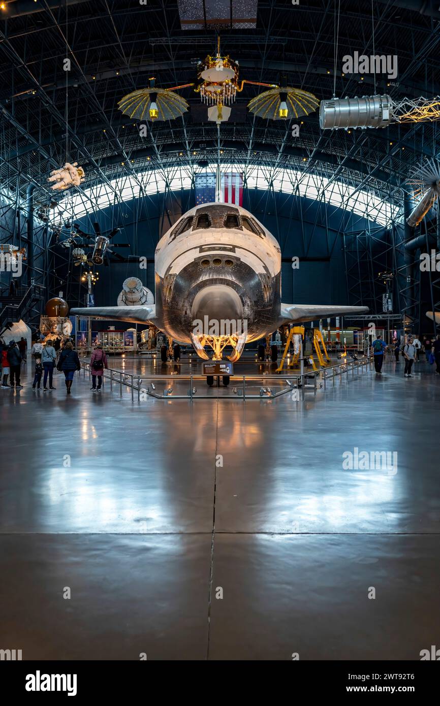 Space Shuttle Discovery on display in the James S. McDonnell Space ...