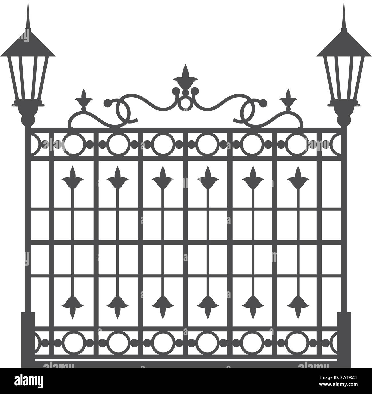 Ornate lanterns Black and White Stock Photos & Images - Alamy
